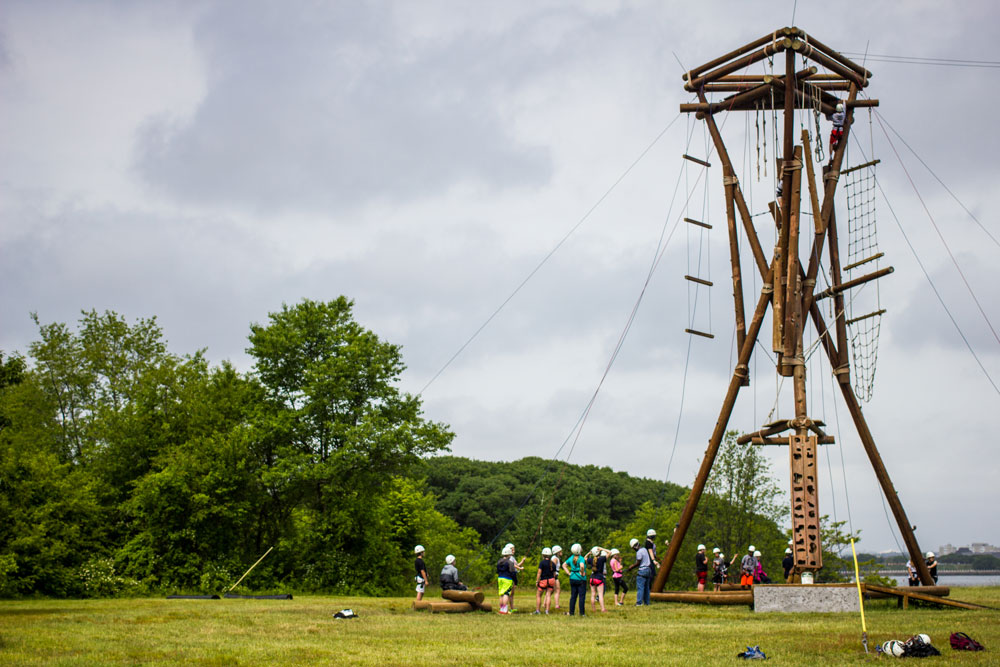 Cathleen Stone Island, Boston, MA Challenge Course